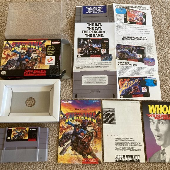 Nintendo | Video Games & Consoles | Sunset Riders Super Nintendo Snes ...